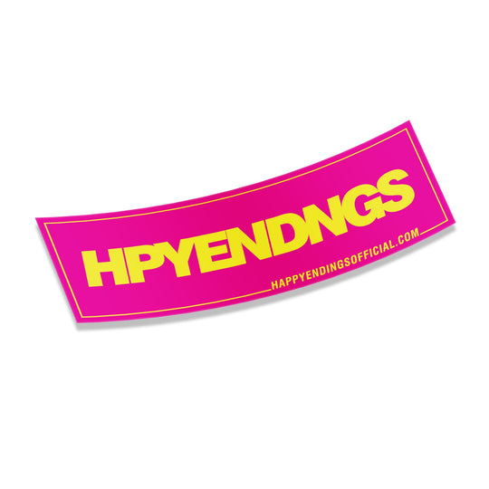 Car Stickers - Happy Endings - Automotive & Lifestyle Brand