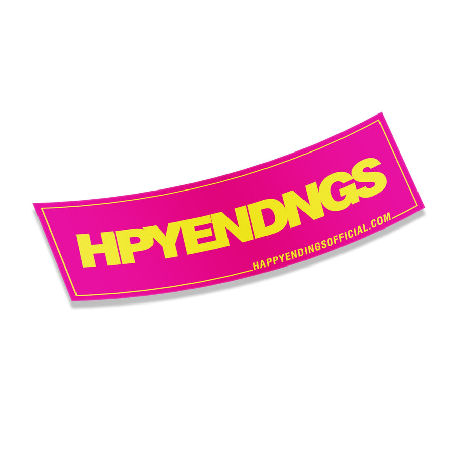 Car Stickers - Happy Endings - Automotive & Lifestyle Brand